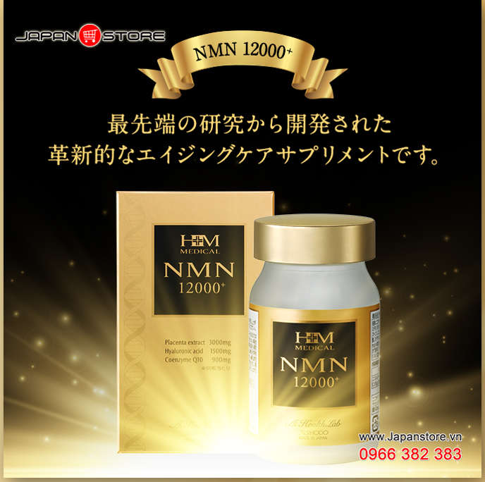 NMN 12000 Plus Nhật Bản ( NMN 12000+ Aishodo) - Liều thuốc trẻ hóa cơ ...