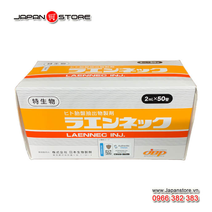Tế bào gốc Laennec Placenta Nhật Bản - Placental Extract (Human ...