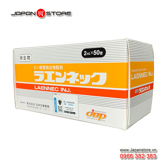 Tế bào gốc Laennec Placenta Nhật Bản - Placental Extract (Human ...