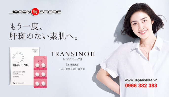 Transino 240 viên - Trị nám Transino Whitening Nhật Bản - www.Japanstore.vn