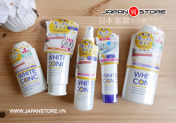 Xịt khoáng White Conc Body Lotion Vitamin C 245ml dưỡng trắng da ...