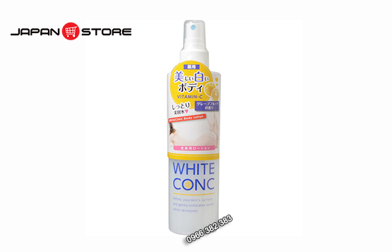 Xịt khoáng White Conc Body Lotion Vitamin C 245ml dưỡng trắng da ...
